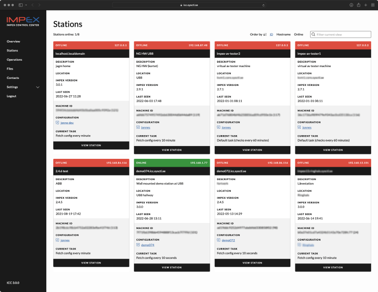 sysctl | impex usb protect